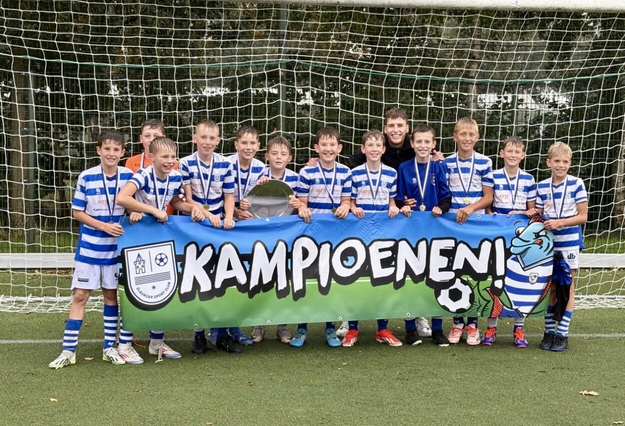 JO12-1 ongeslagen kampioen!! — Elburger SC